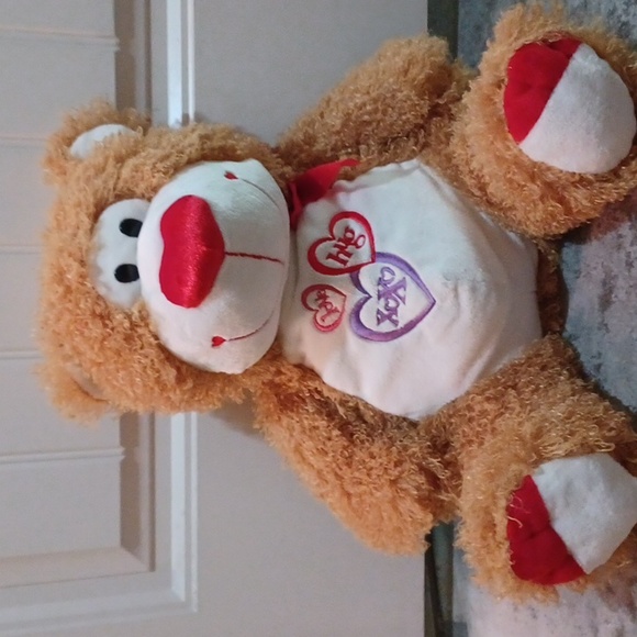 Toys | Love Bear Stuffed Animal Stuffie | Poshmark